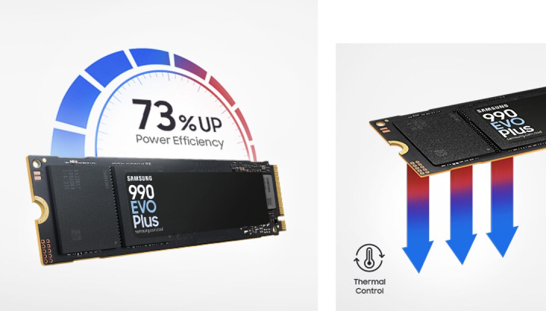 M.2 NVMe SSD 2.0TB Samsung SSD 990 EVO Plus, Interface PCIe - ATEHNO