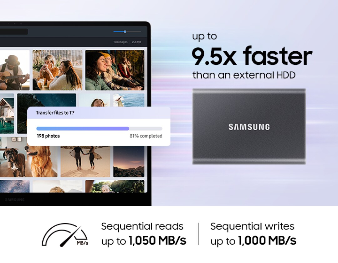 Samsung T7 Portable SSD | Samsung Semiconductor Global