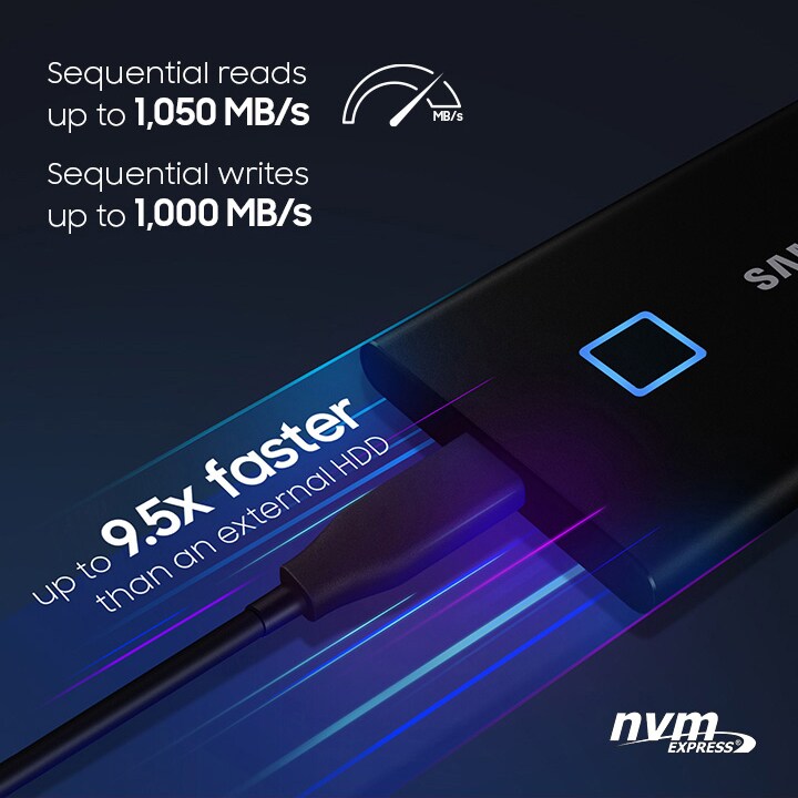 Samsung T7 Touch Portable SSD | Samsung Semiconductor Global